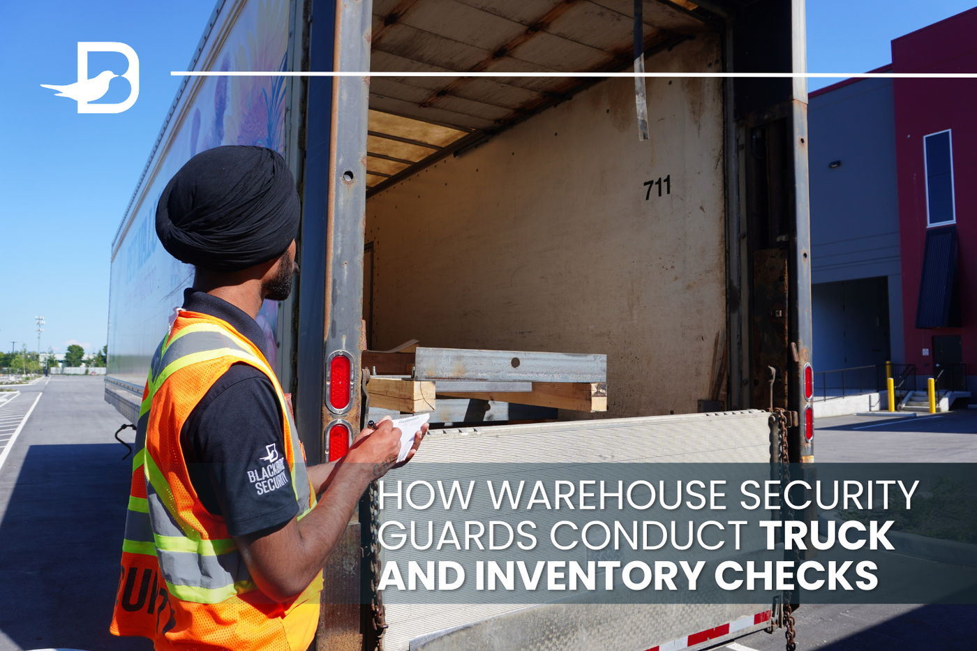 How Warehouse Security Guards Conduct Truck and Inventory Checks - Blackbird Security