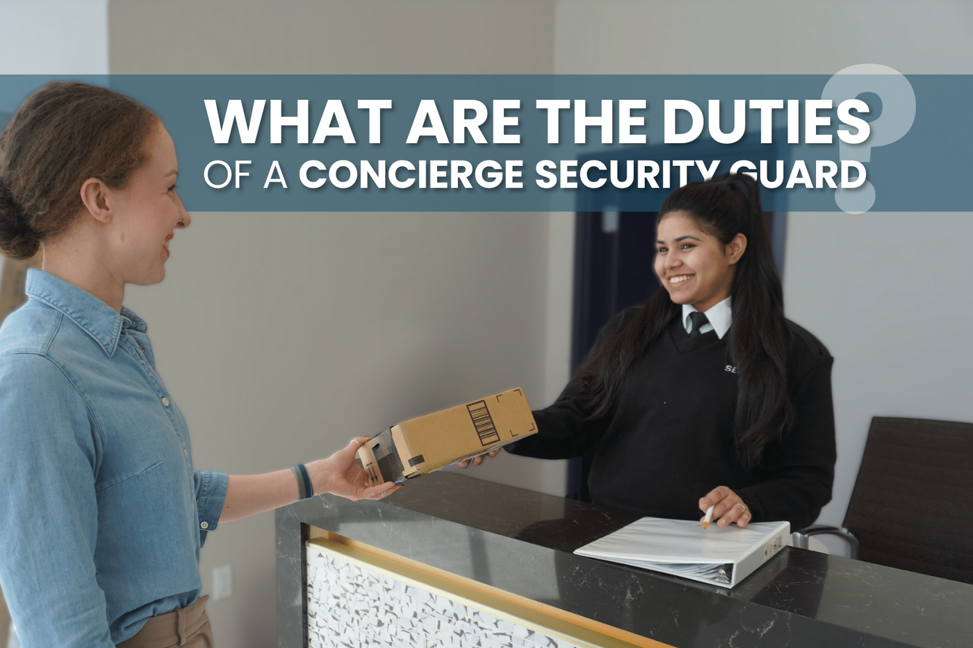What Are The Duties of A Concierge Security Guard? - Blackbird Security