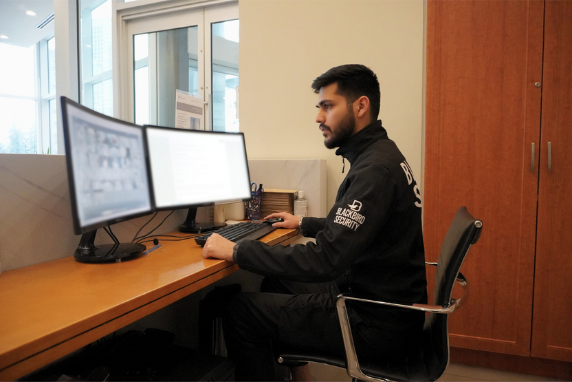 Professional On-Site CCTV Monitoring | Blackbird Security